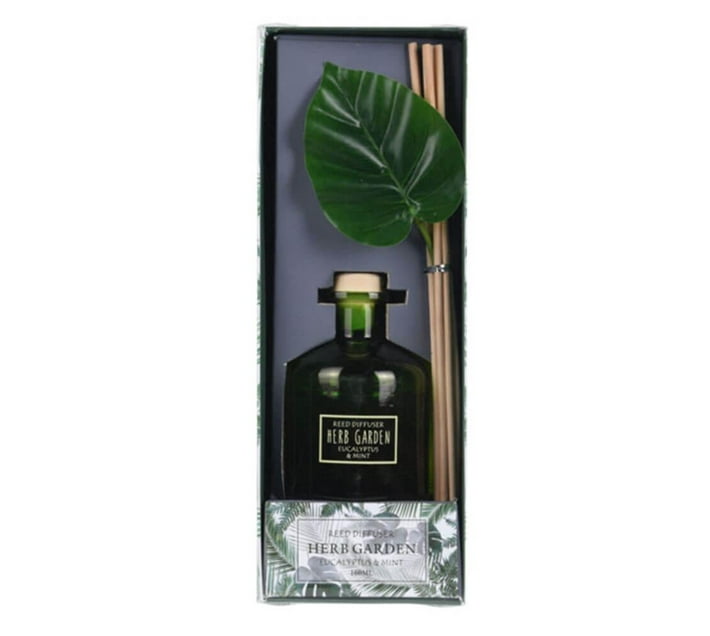 Someone’s in a Makro Scented Glass Diffuser with 5 Reeds and Leaf ...