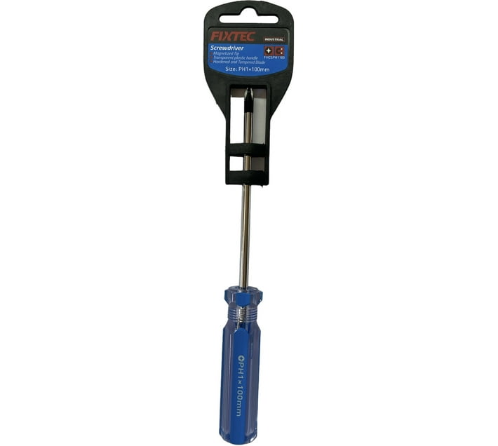 FIXTEC PH1x100mm PH Screwdriver Standard (Pack of 1) | Makro