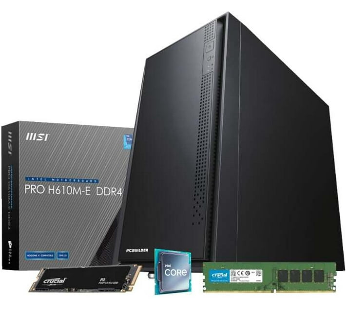 PC Builder Core i3 (8 GB/500 GB SSD/Windows 11 Home/0 Inch Screen ...