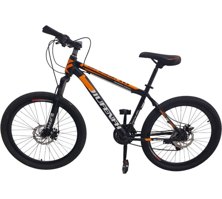 Jiufeng 26inch Bicycle With Gears And Shocks 26 inch (21 Gear, Orange ...