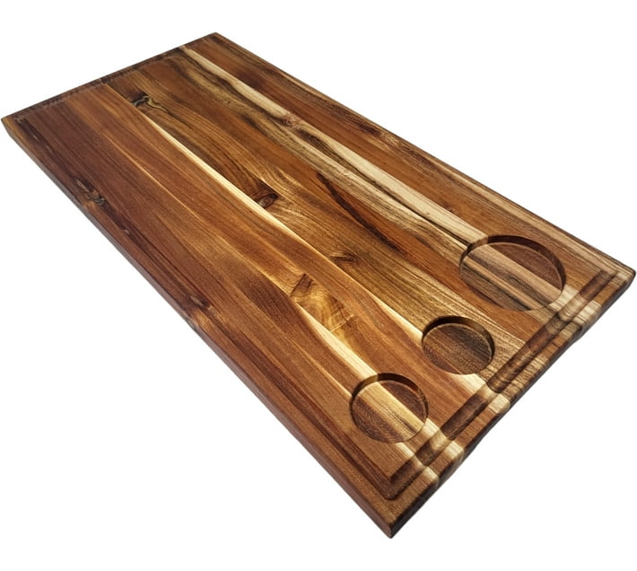 Hunter Block BQT001 Wooden Cutting and Drain Board (Brown Pack of 1 ...