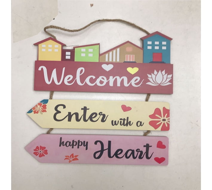 Generic Welcome Wall Art Decor (Multicolor) | Makro