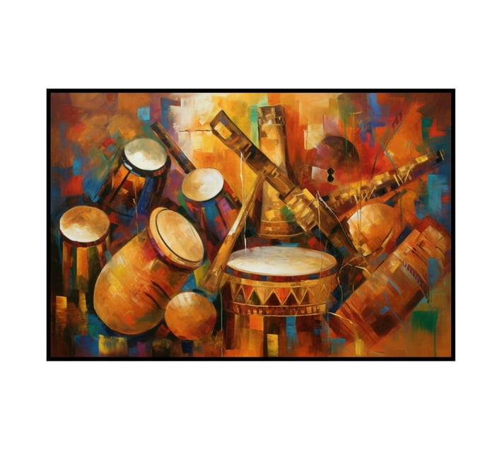 Someone’s in a Makro Canvas Wall Art - Cultural Rhapsody By Abstract ...