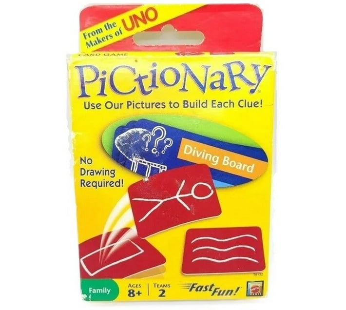 OSG Pictionary Card Game:Uno Paper Alphabet & Number Recognition Card ...