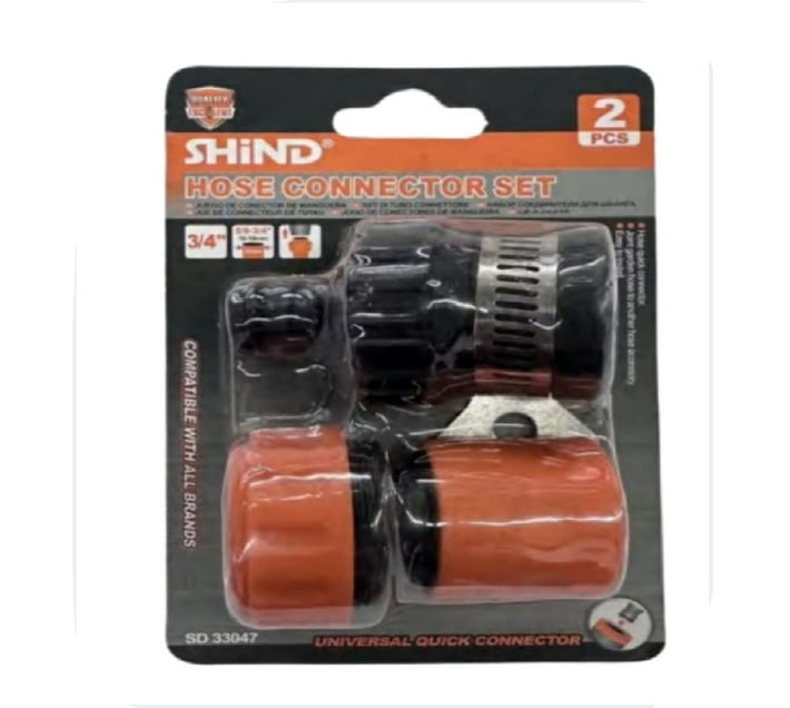 SHIND D33047 Hose connector Set 3/4 2PCS Hose Connector | Makro