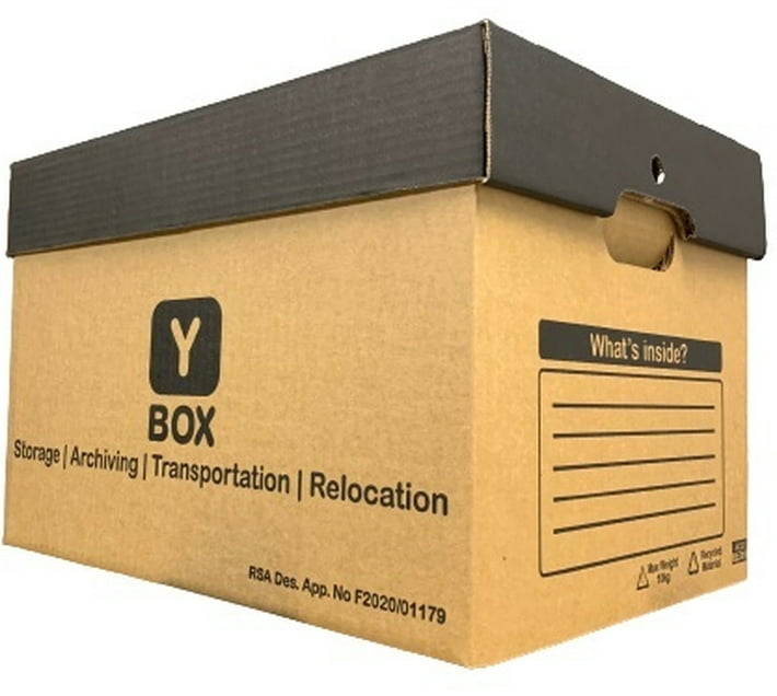 Ybox Cardboard Filing Box (Set of 5, Brown) | Makro