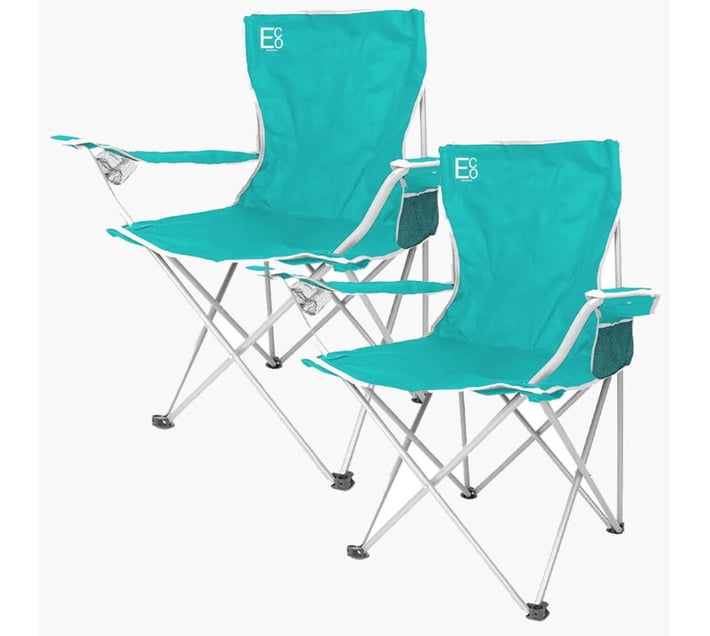 ECO ECO Outdoor Camping - Foldable Bundle Set - 2 Colors Foldable Chair ...