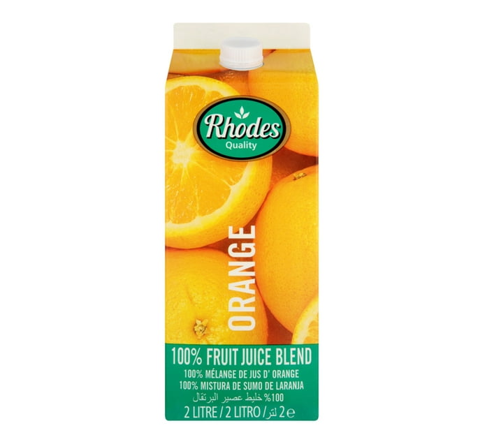 Rhodes 100% Fruit Juice Blend Orange (6 x 2l) | Makro