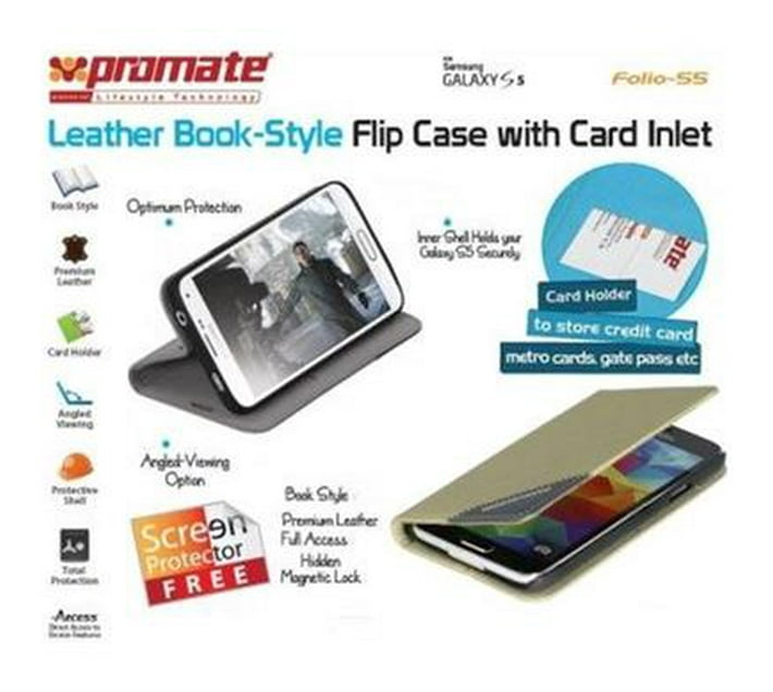 Promate Folio S5 Bookcover with inside card | Makro