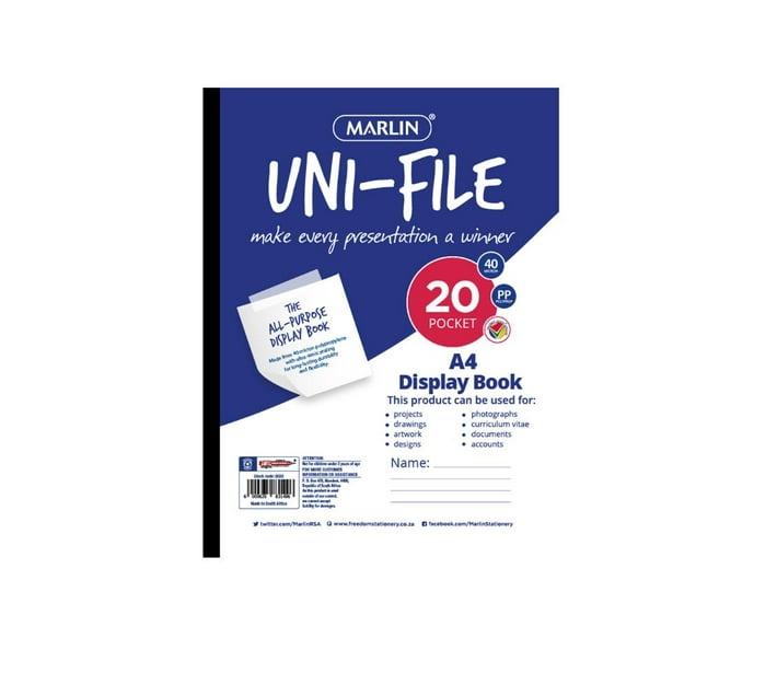 Someone’s in a Makro Uni-file Display Books - 20 Page Mood