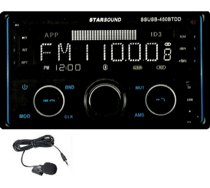 Starsound SSUSB-45O BT Car Stereo (Double Din) | Makro