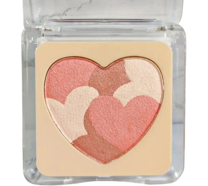meis MS11007 Heart Shaped Cosmetics Setting Powder 10 g (White) | Makro