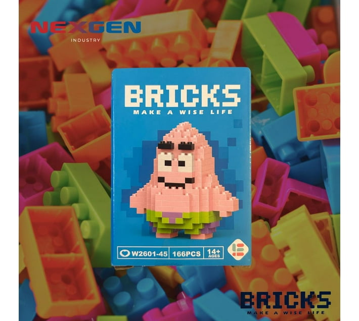 Someone’s in a Makro Bricks Mini Figure SpongeBob Patrick Star Building ...