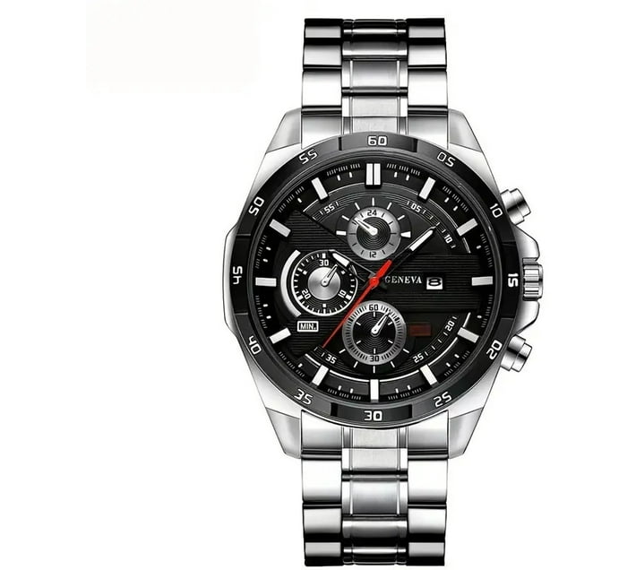 RCLOCK Waterproof Steel Strap Men's Wrist Analog Watch - For Men () | Makro