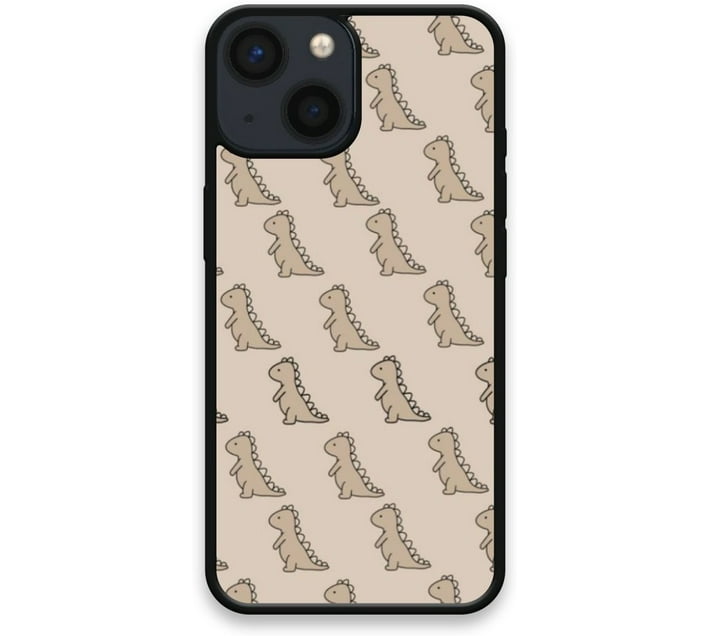 Caitscases TPU Fashion Covers (Neutral Dino) - iPhone 13 Mini Back Cover for Apple iPhone 13 ...