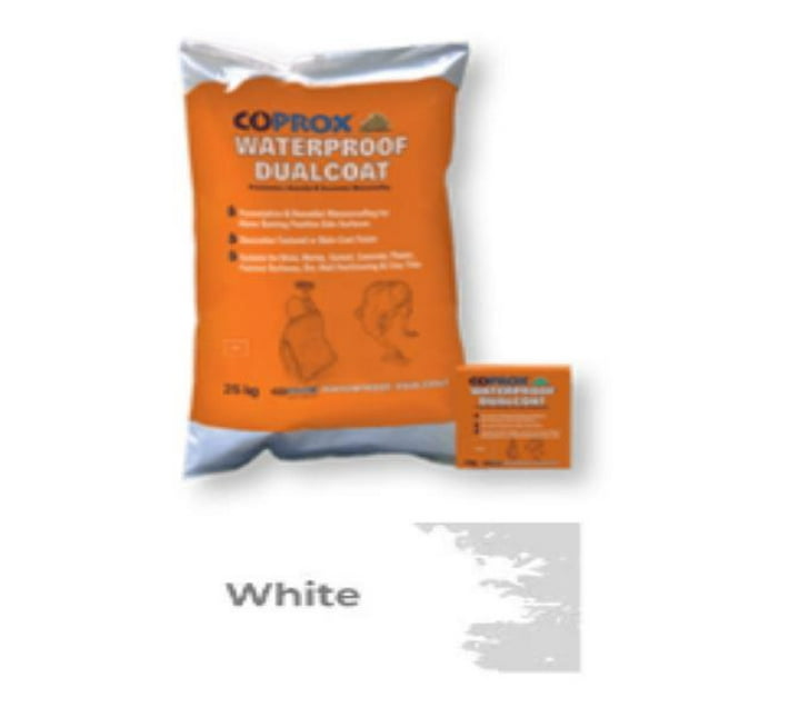 Coprox Waterproof Dualcoat White 25kg | Makro