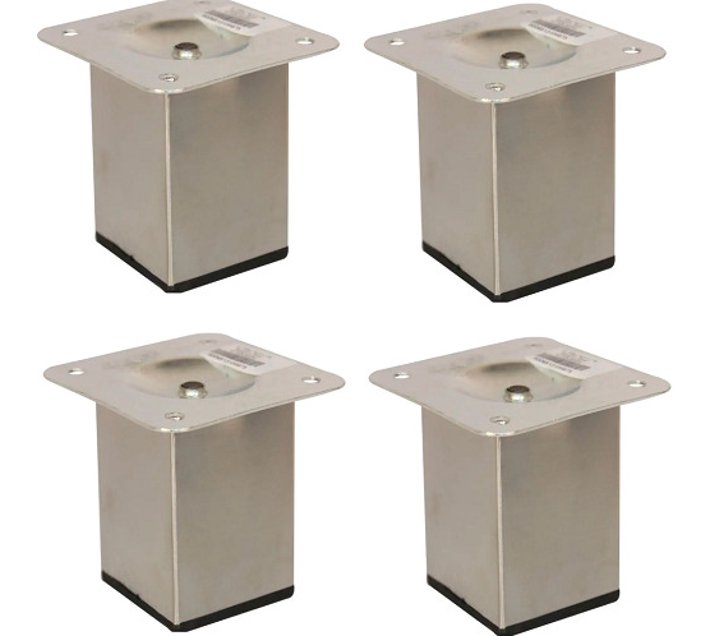 Woodly Square Leg, H70mm x 50mm, Stainless Steel Table Legs (Furniture ...