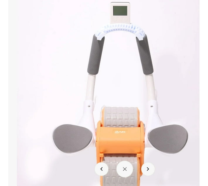 HOME GYM Automatic Rebound Abs Roller Wheel Ab Exerciser (Orange) | Makro