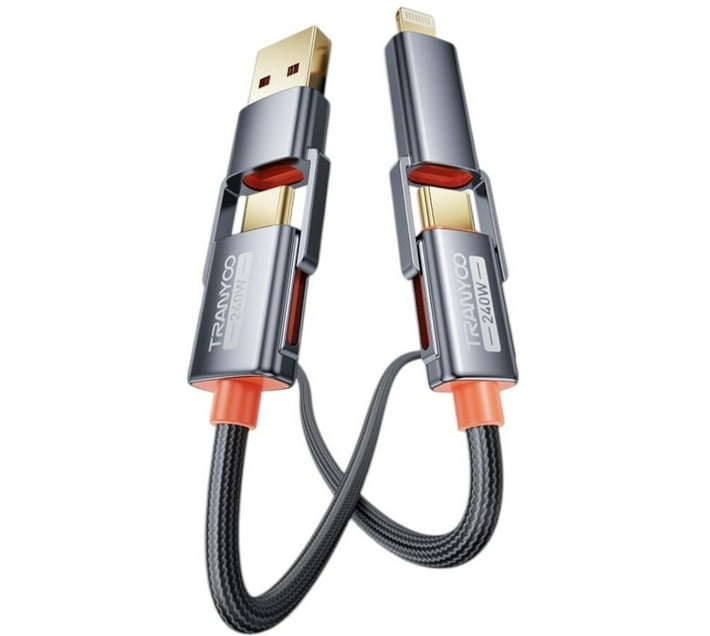 Tranyoo USB Type C To Multi-Pin 1.2 m T-XS10 (Compatible with Mobile ...