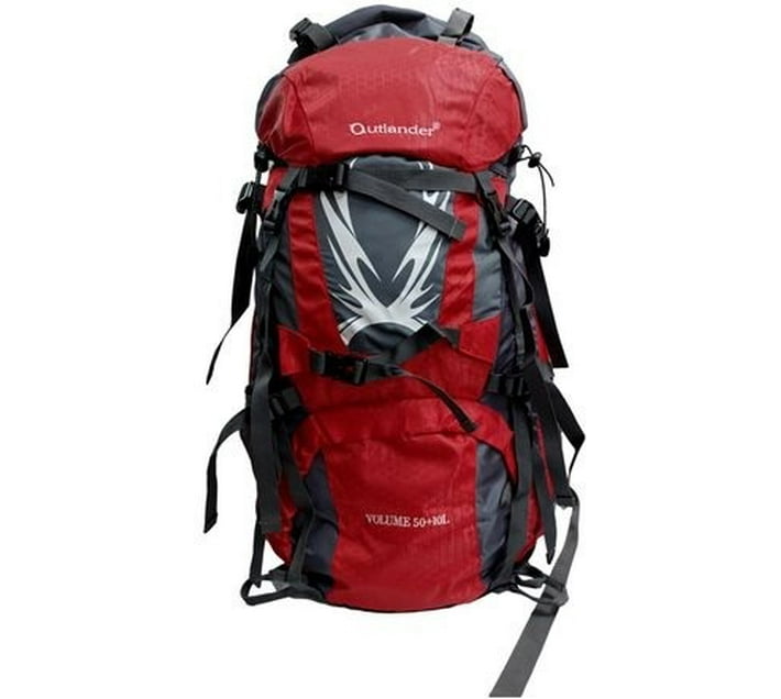 Outlander 50 Plus 10L Hiking Backpack Red 48 l Backpack (Red) | Makro