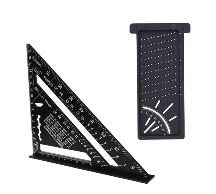 Someone’s in a Makro Tool DIY Triangle Ruler Angle (18cm) & Angle Gauge ...