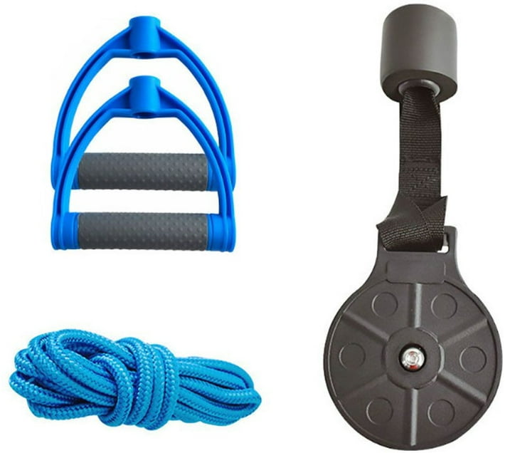 Buy HOME GYM DIY Fitness Cable Pulley System Multi-Use Pulley for ...