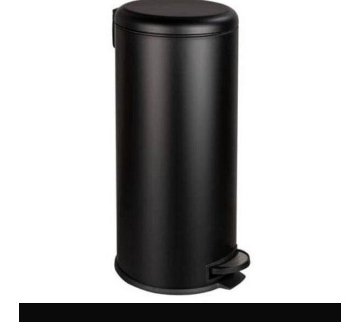 Dustbin 1 Stainless Steel Dustbin (Black) | Makro
