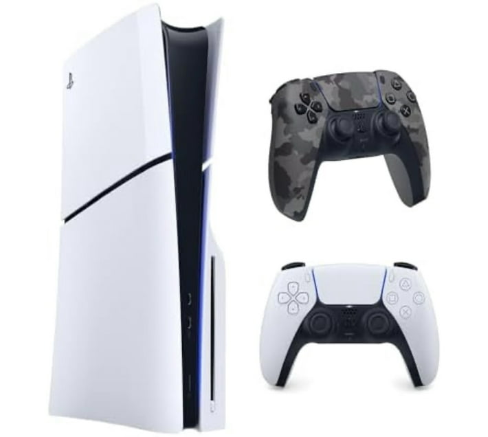 Buy Sony PlayStation 5 + PS5 DUALSENSE GREY CAMO 1 TB (White, No) in ...