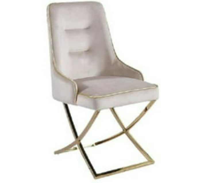 GOF FURNITURE Fabric Dining Chair (Set of 1, Finish Colour - Beige) | Makro