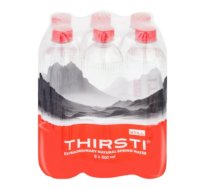 Buy Thirsti Mineral Water (6 x 500 ml) in Bulk | Makro Business