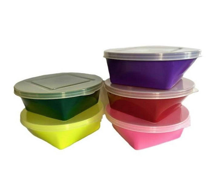 Someone’s in a Makro Mixed Colours Lunch Box 1L - 5 pack Mood