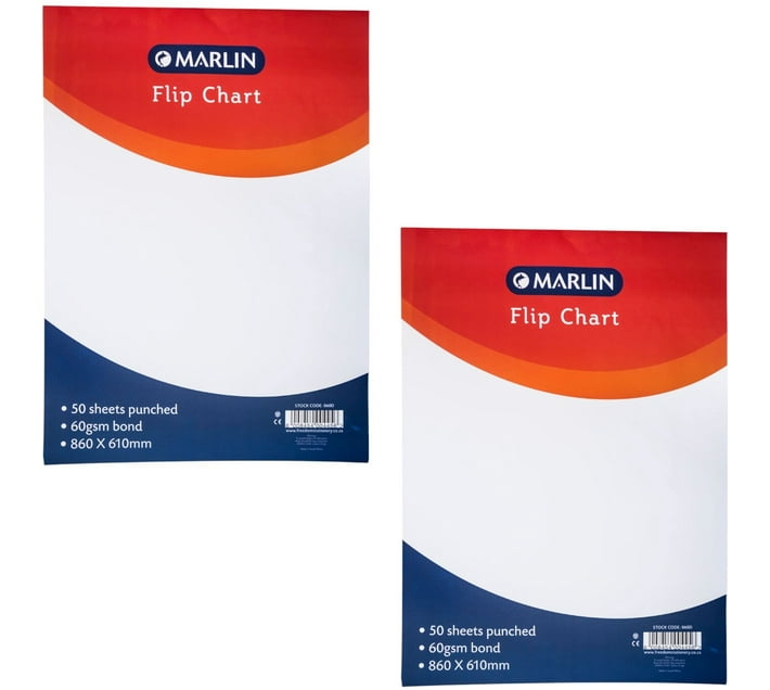 Marlin Bond Paper Flip Chart 50 Sheet 860 X 610mm A2 Writing Pad ...