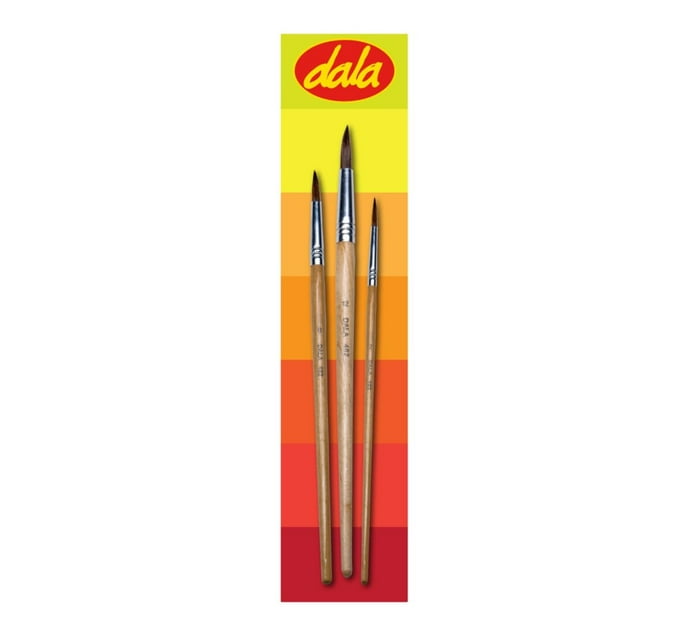 Someone’s in a Makro Dala Round Bristle Paint Brushes 3-Pack Mood