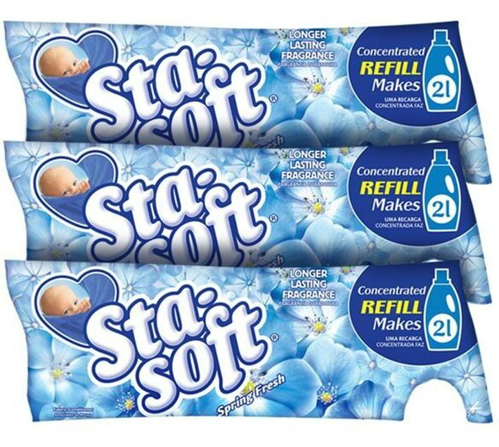 SS Stay Soft Spring Fresh Fabric Softener (3 x 500 ml) | Makro