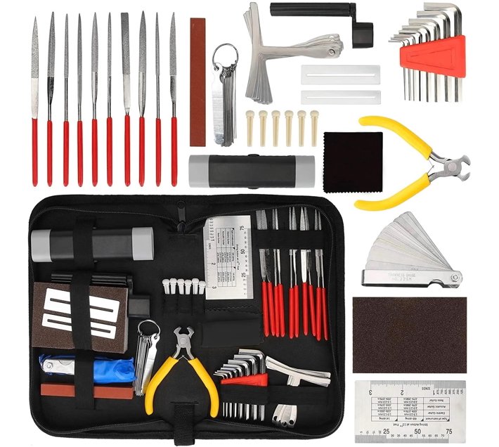 Someone’s in a Makro Guitar Repair Tool Set 45PCs Guitar Care Kit Mood