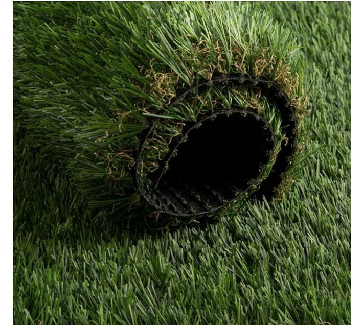 Artificial Grass Green Plastic Carpet (200 cm, X 1000 cm, Rectangle ...