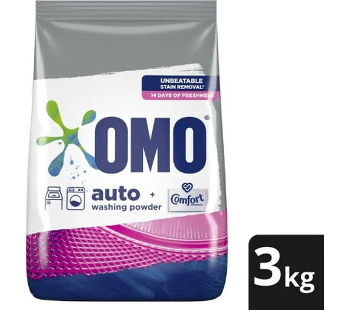 Omo Auto + Comfort Washing Powder 3kg Detergent Powder 3 kg () | Makro