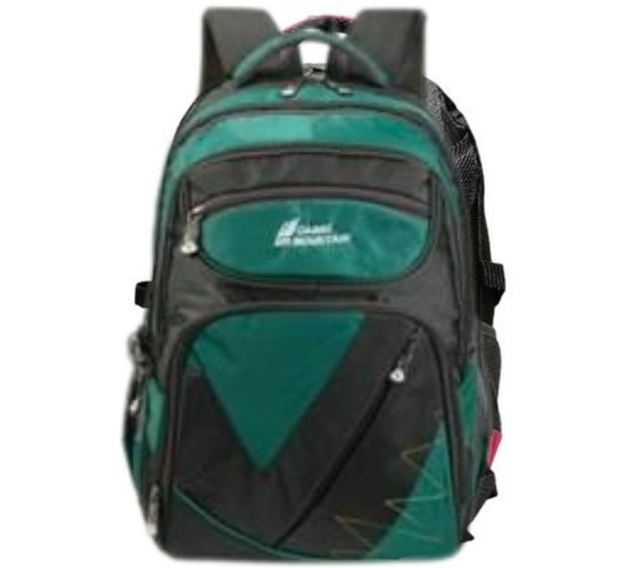 Camel Mountain School Back bag Grey/Dark Aqua 30 l Laptop Backpack ...