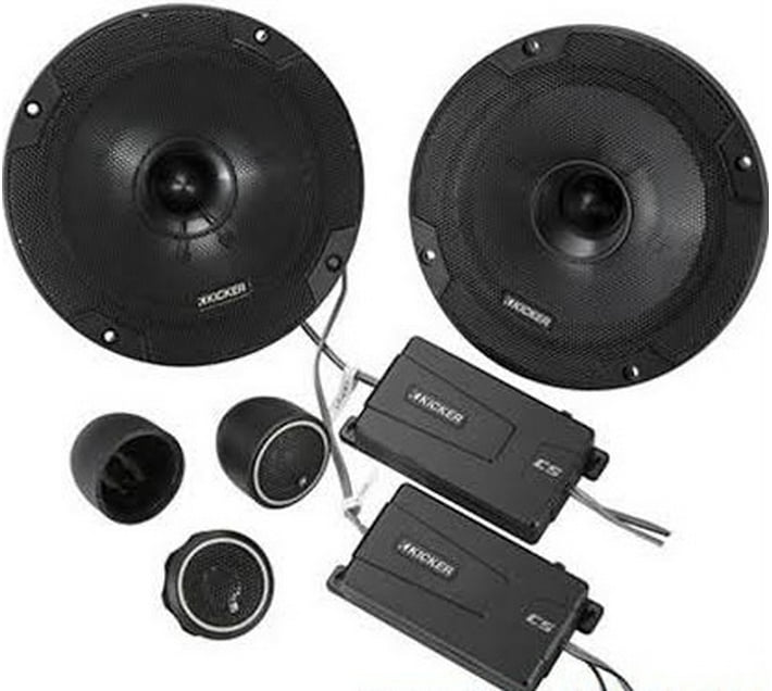 kicker 46CSS654 Component Door Mounted Round Car Speaker (300 W) | Makro