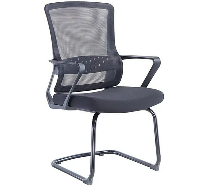 Buy Amika Aurora Zira Visitor Mesh Office Executive Chair (Black, DIY ...