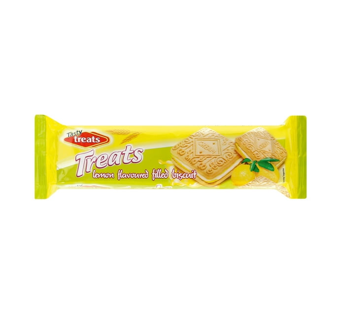 Tasty Treats Cream Biscuits Lemon (12 x 80g) | Makro