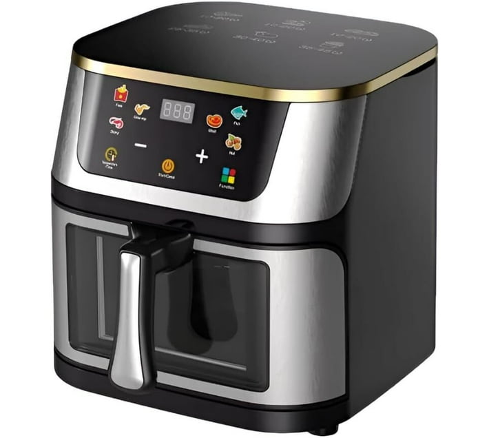Generic Air fryer 12L 2800W, large household air fryer, smart touch ...