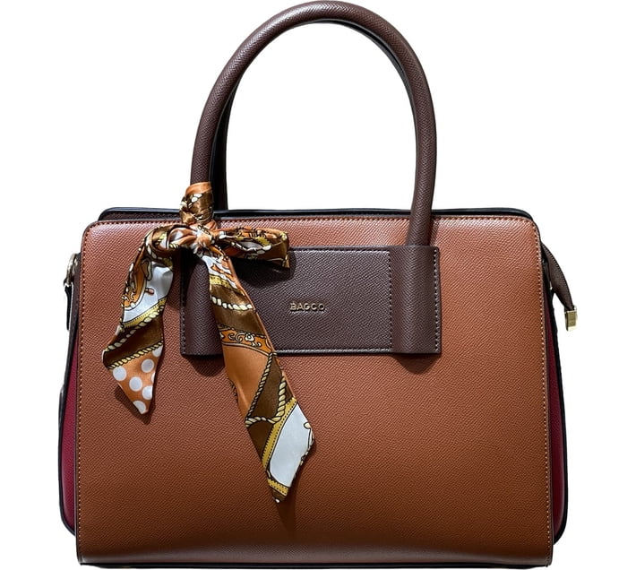 BAGCO Brown Shoulder Handbag - BX012311016 Shoulder Bag (Brown, 1 L ...