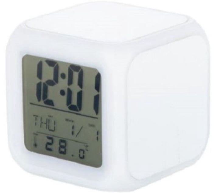 Buy PSM23 Plastic Digital Table Clock (White) in Bulk | Makro Business