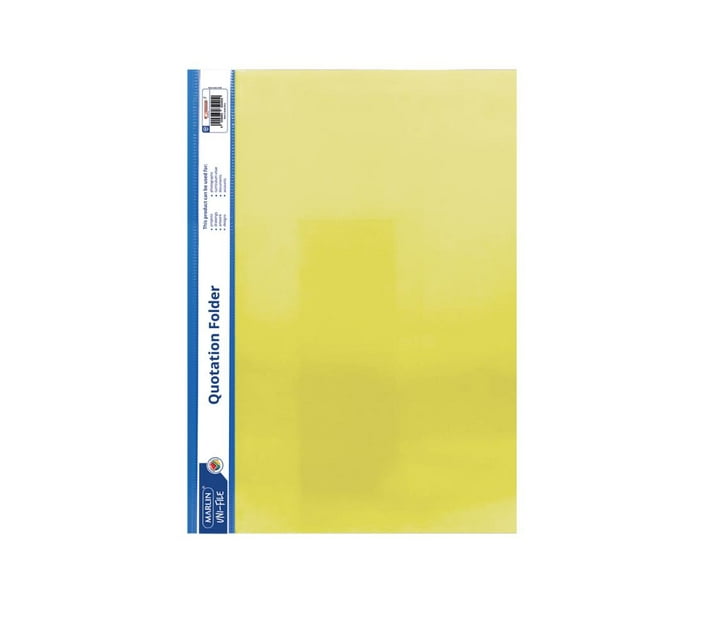 Someone’s in a Makro A4 Quotation Folder - Yellow Mood