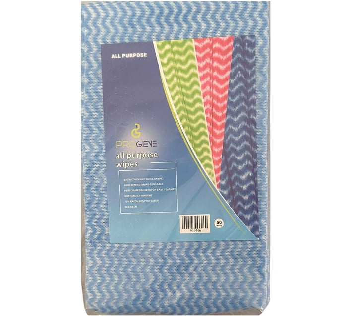 PROGENE Wet and Dry Polyester Cleaning Cloth (50 Units) | Makro