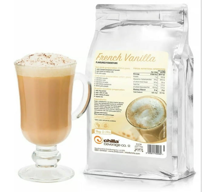 Chilla Hot French Vanilla Mocca Latte Powder Instant Coffee (Chocolate ...