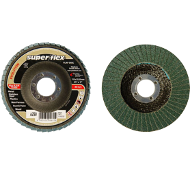 Superflex DIY AZ40 Flap Disc 115 x 22 mm Builders | Tools and Machinery ...