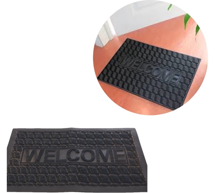 SMTE Rubber Floor Mat (Black, 60 x 100) | Makro