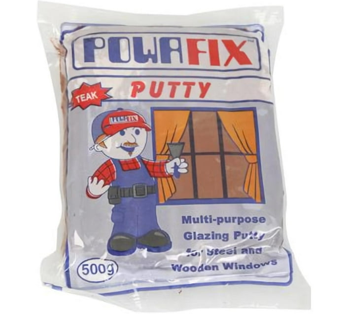PowaFix Putty Multi-Purpose Teak 500g Interior, Exterior Putty Crack ...